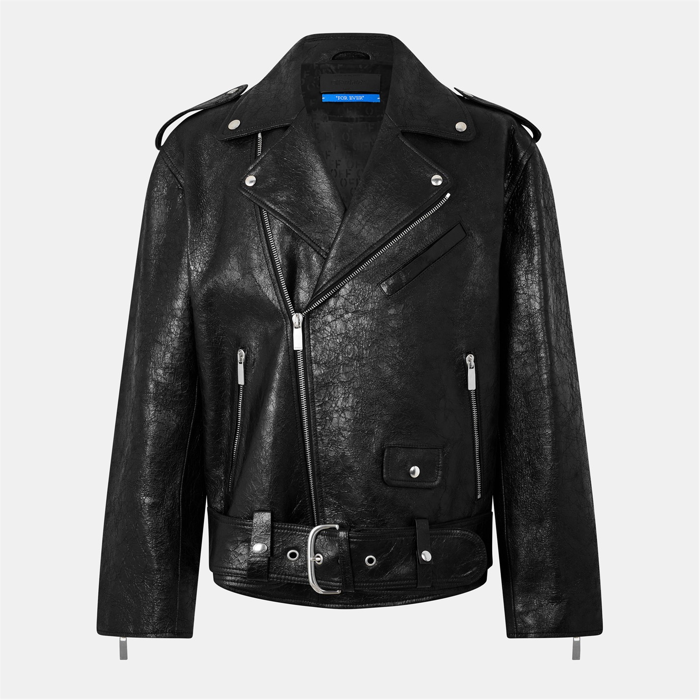 OFF WHITE | Men's - Shearling Jacket | Black | SportsDirect.com
