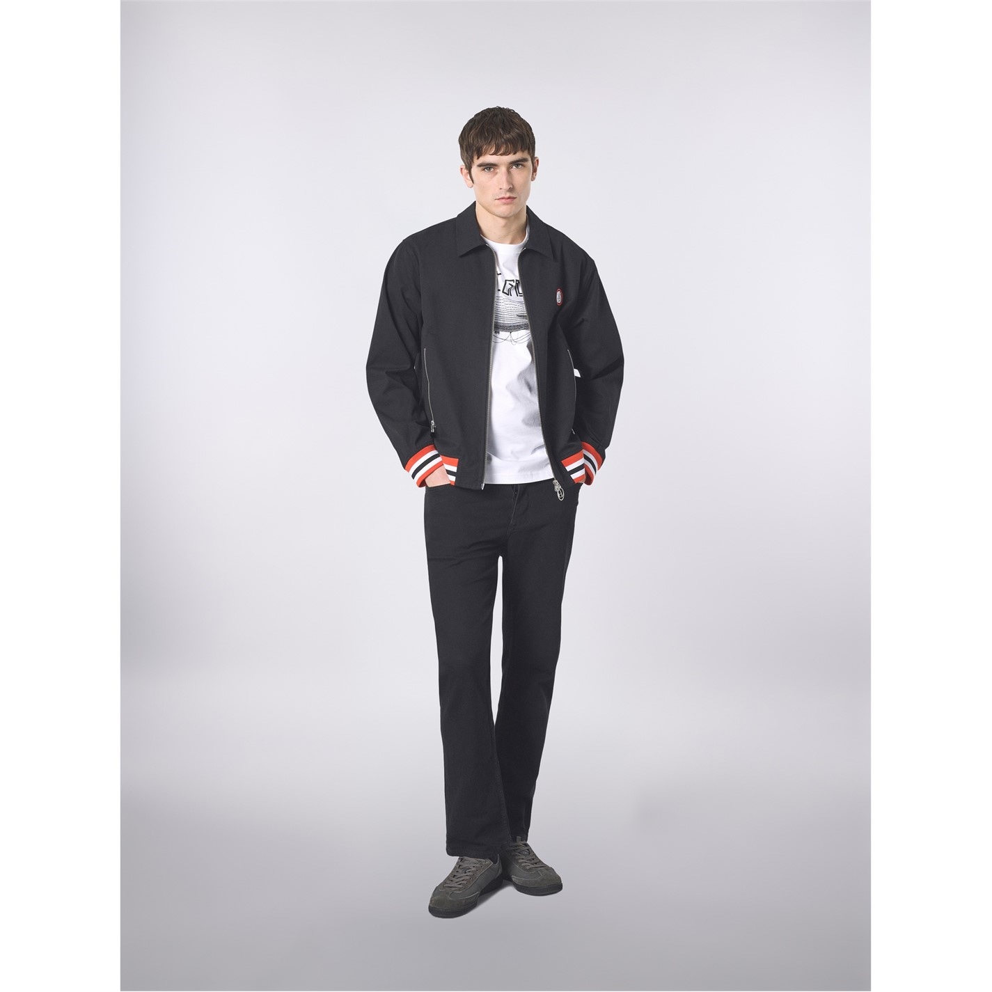 Pretty Green | PG Stratos Bombr Sn54 | Black | SportsDirect.com