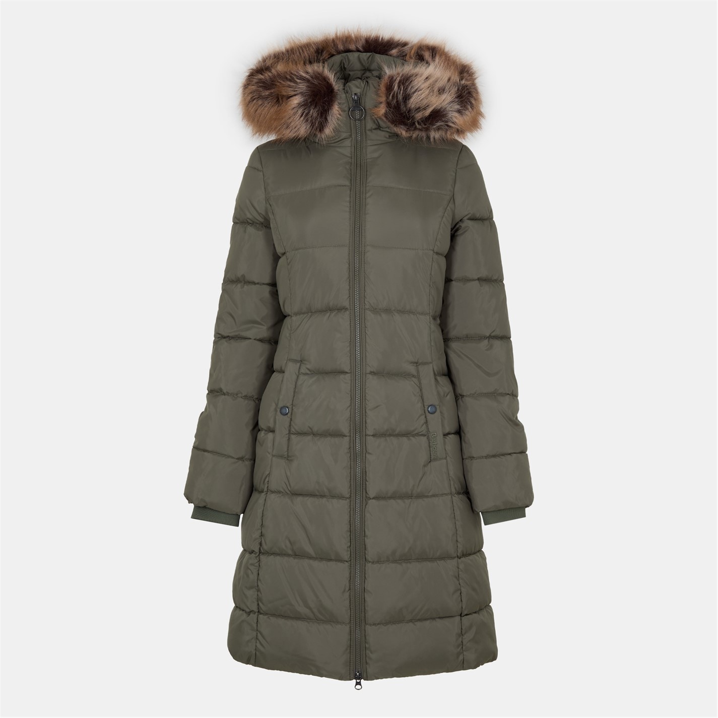Barbour | Women's Rosoman Water Resistant Hooded Short Puffer Jacket ...