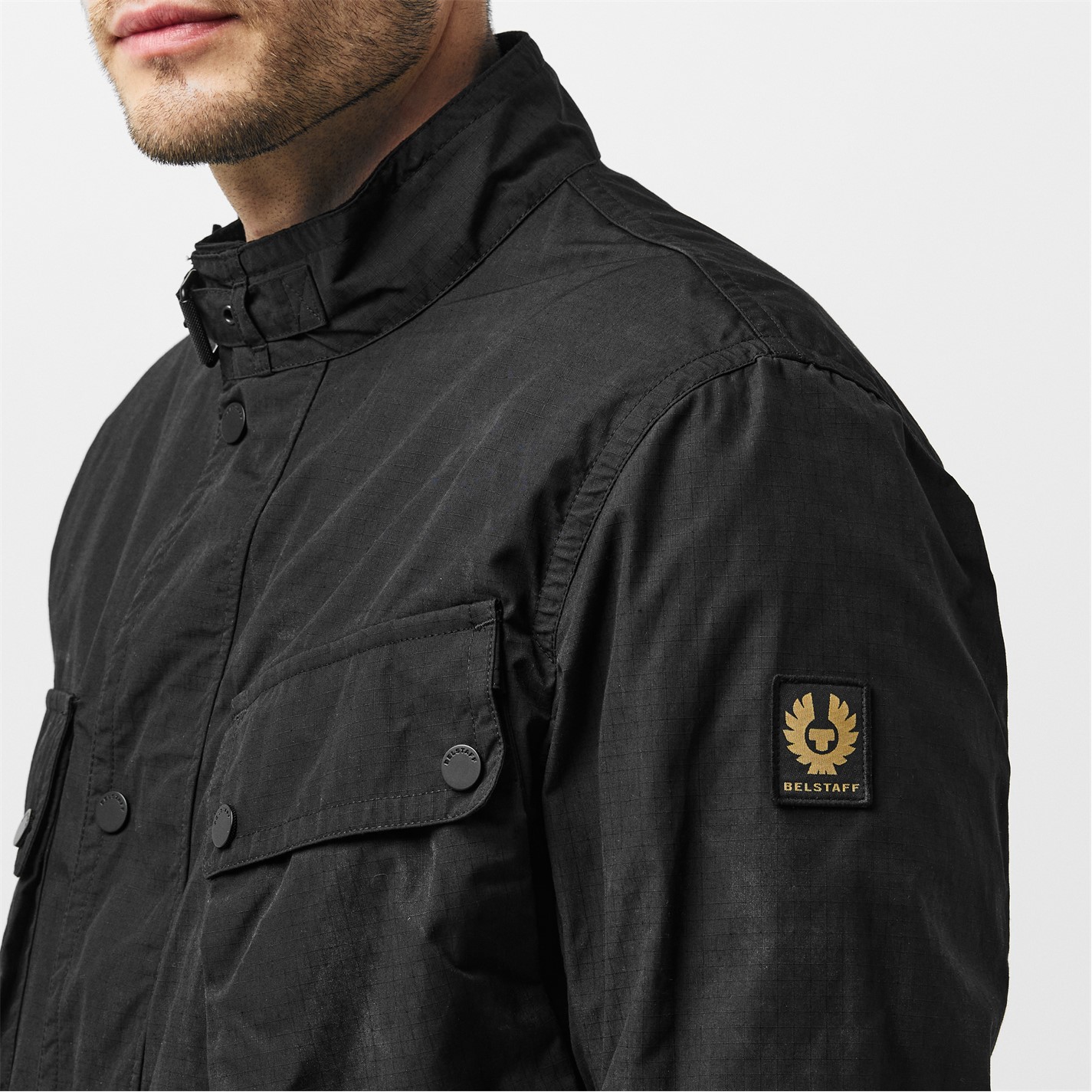 BELSTAFF | Men's Service Fieldmaster Long Sleeve Hip Length Field ...