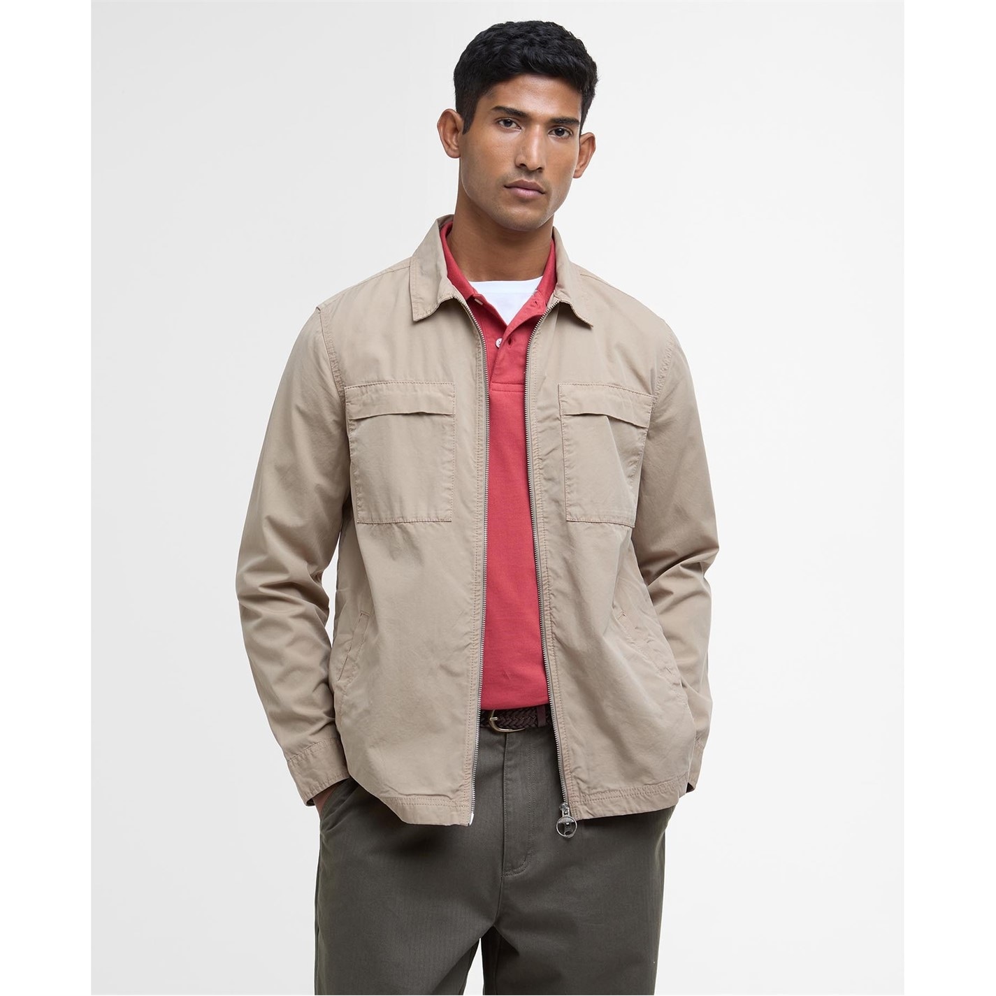 Barbour | Men's Glendale Cotton Long Sleeve Overshirt | Overshirts ...