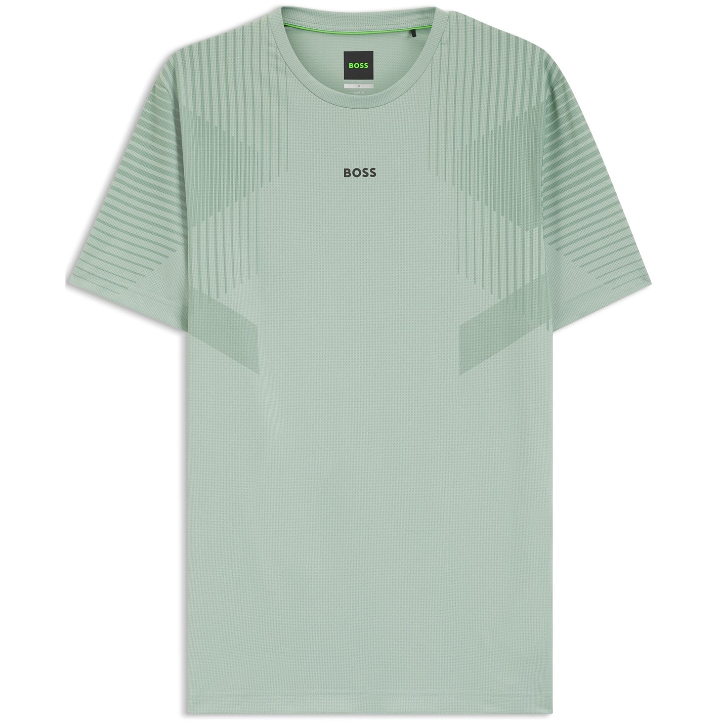 Boss | Ts Active Push 10269941 01 Gym Top Mens | Open Green 357 ...