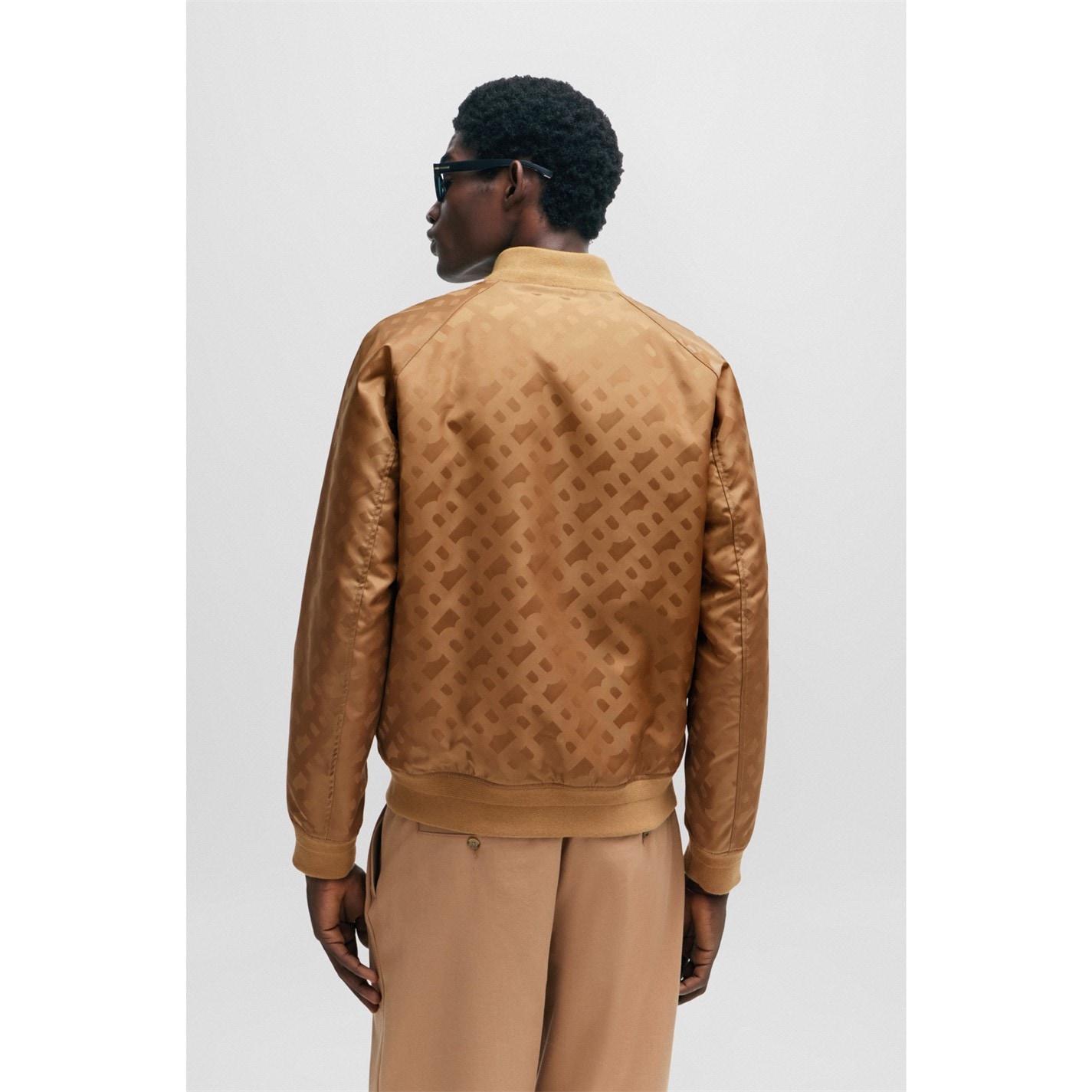 BOSS | Men's Corondo Bomber Jacket | Medium Beige | SportsDirect.com