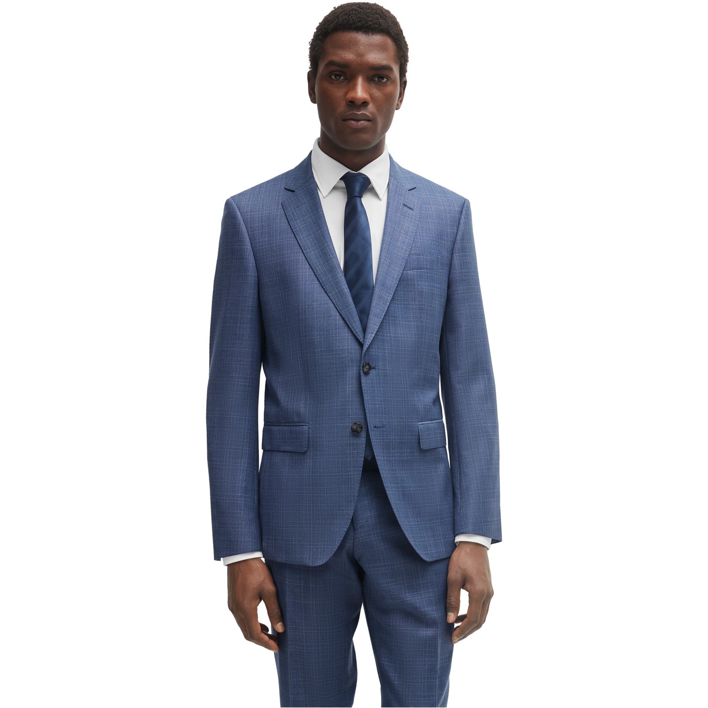 Boss | H-Huge-2pcs-224 10246376 02 Suit Mens | Medium Blue ...