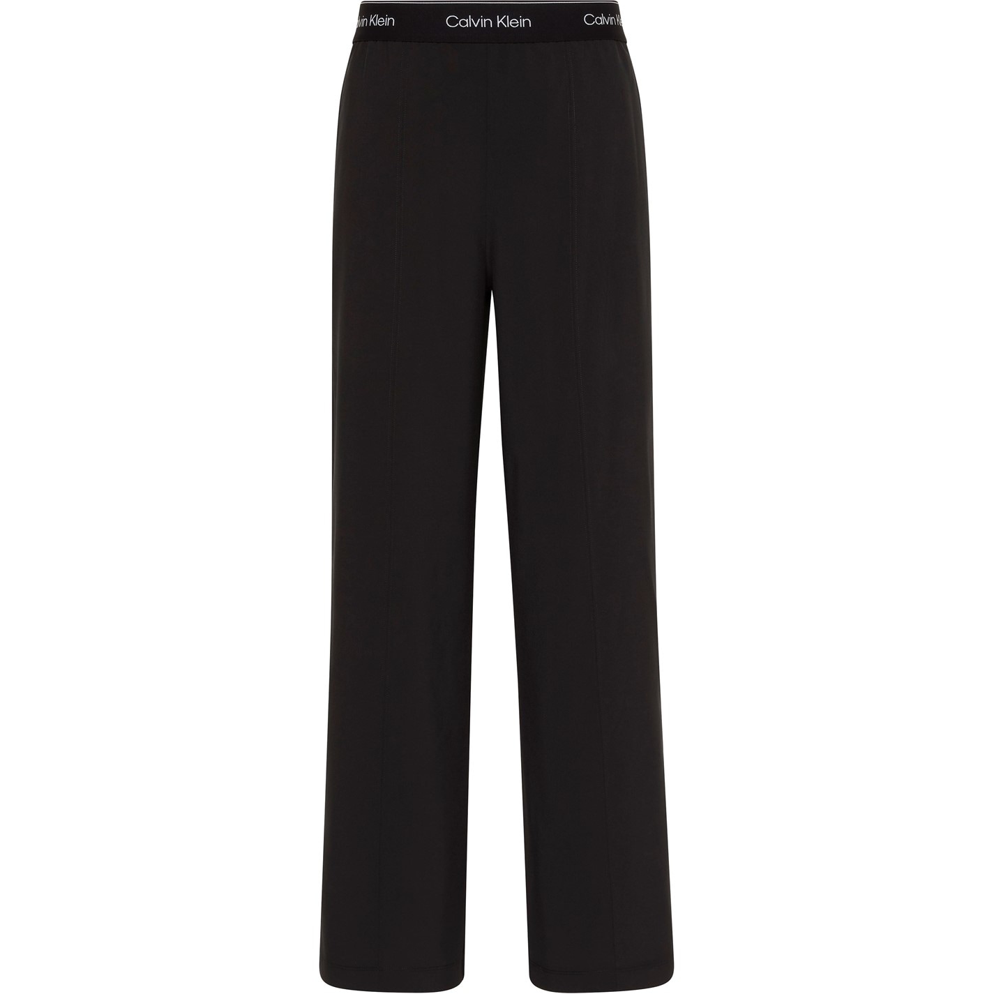 Calvin Klein | Women's Open Cuff Fleece Relaxed Fit Joggers | Black ...