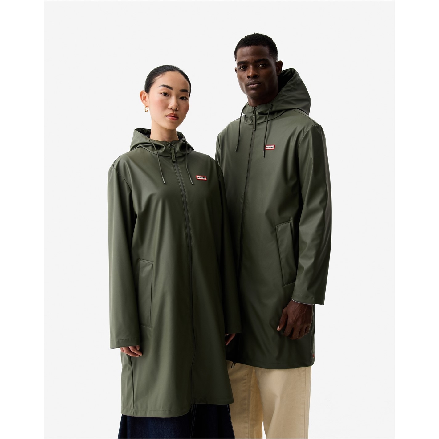 Hunter | Women's Andrea Waterproof Lightweight Rain Anorak | Rain ...