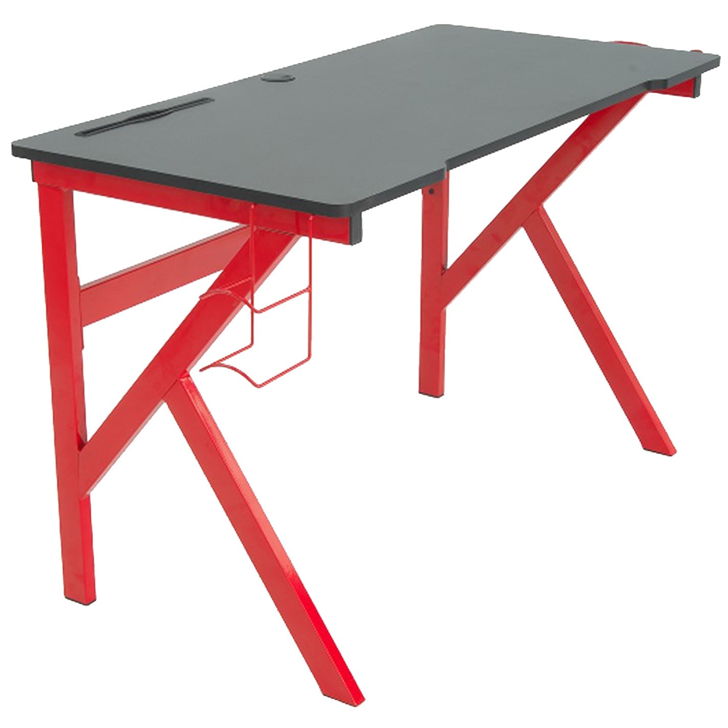 FurnitureR ALLEYN Black and Red 120cm Gaming Desk | SportsDirect.com USA