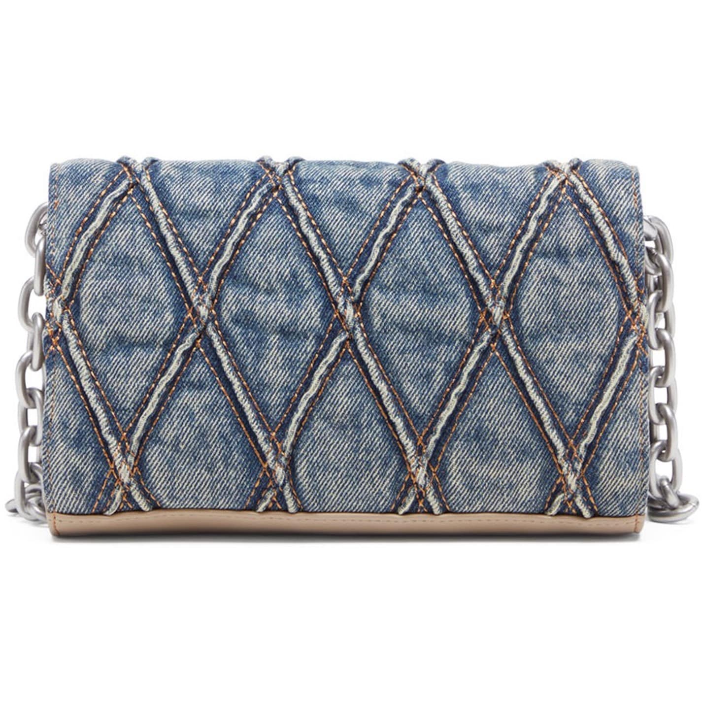 Diesel | Diesel Quilted Denim Wallet On Chain | Denim | SportsDirect.com