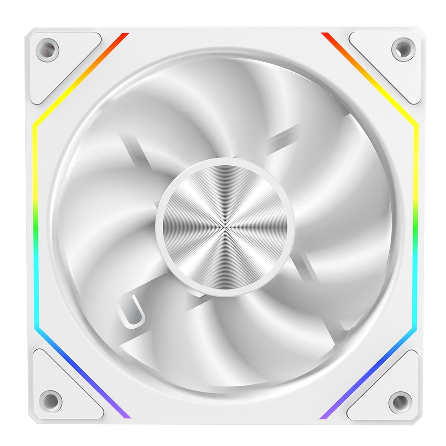 CiT | Eclipse 120mm Two-Sided Infinity ARGB White 4pin PWM PC Cooling ...