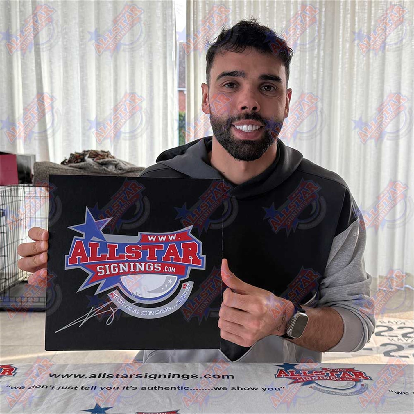 AllStarSignings Ltd | David Raya signed Arsenal shirt | Green ...