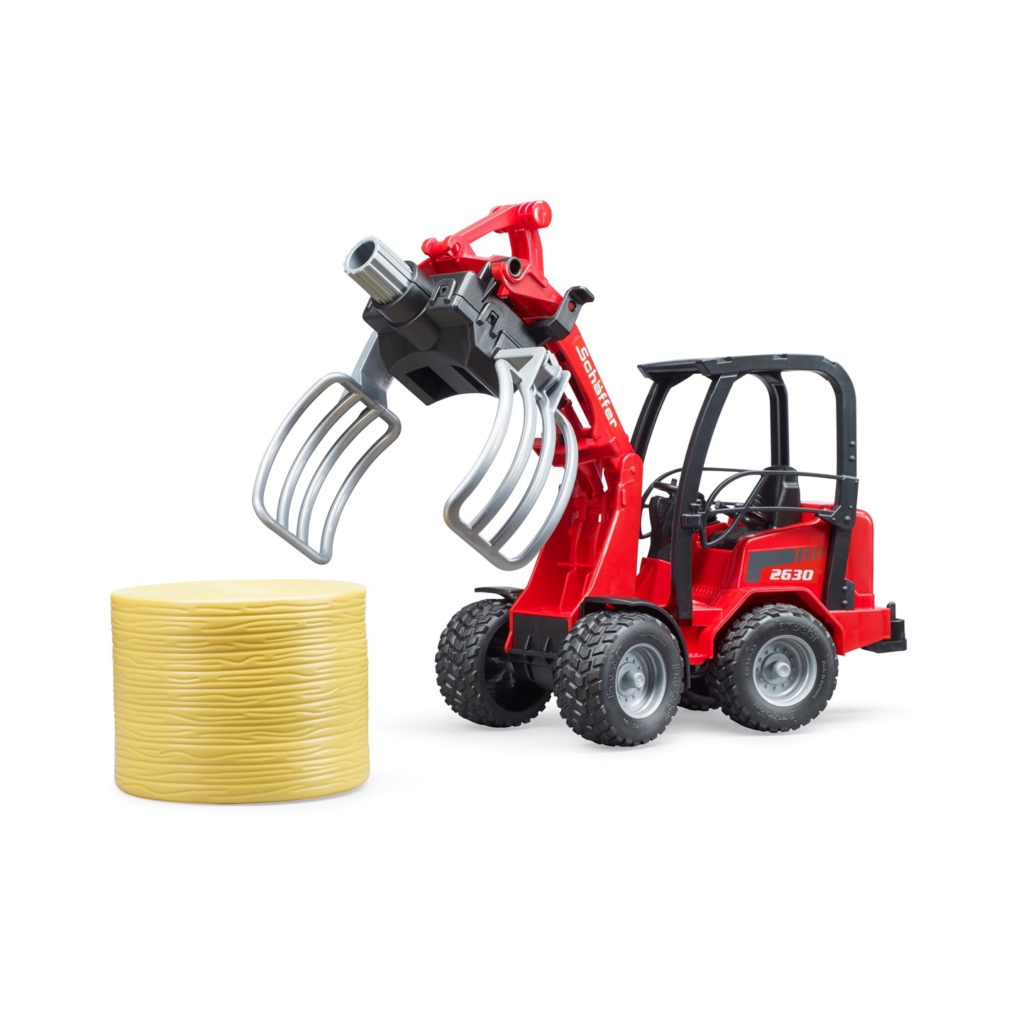 Bruder | Bruder 1:16 Sch¿ffer Compact loader 2630 with bale | Multi ...