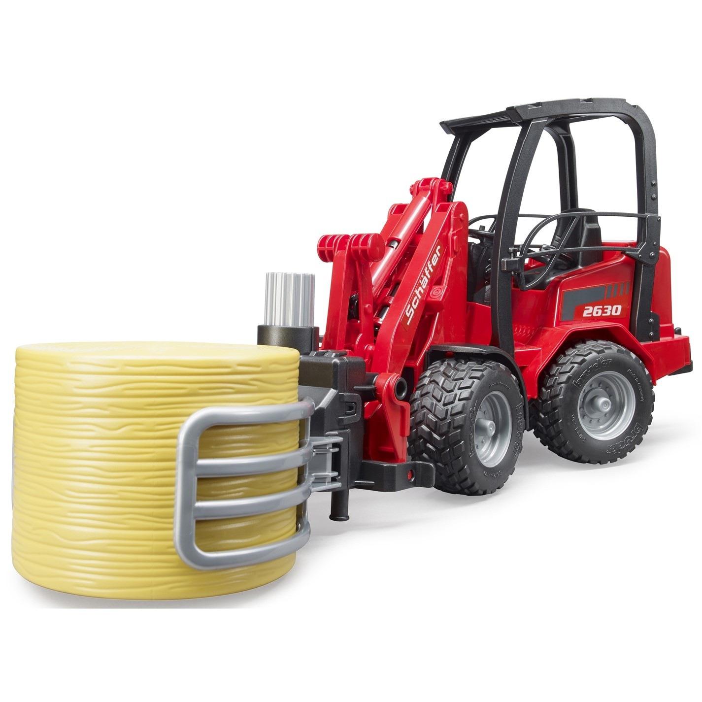 Bruder | Bruder 1:16 Sch¿ffer Compact loader 2630 with bale | Multi ...