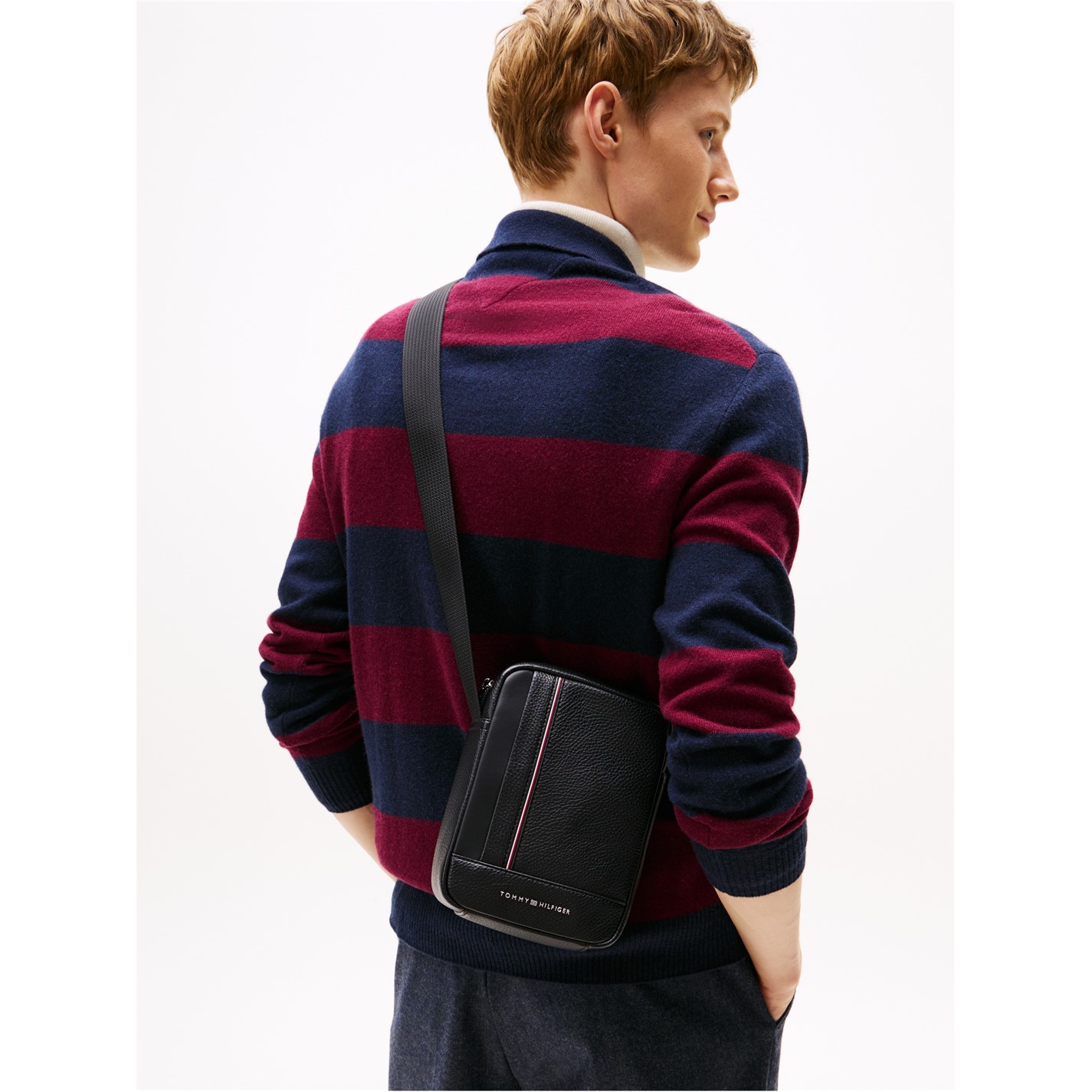 Tommy Hilfiger | Central Mini Reporter Bag | Black | SportsDirect.com