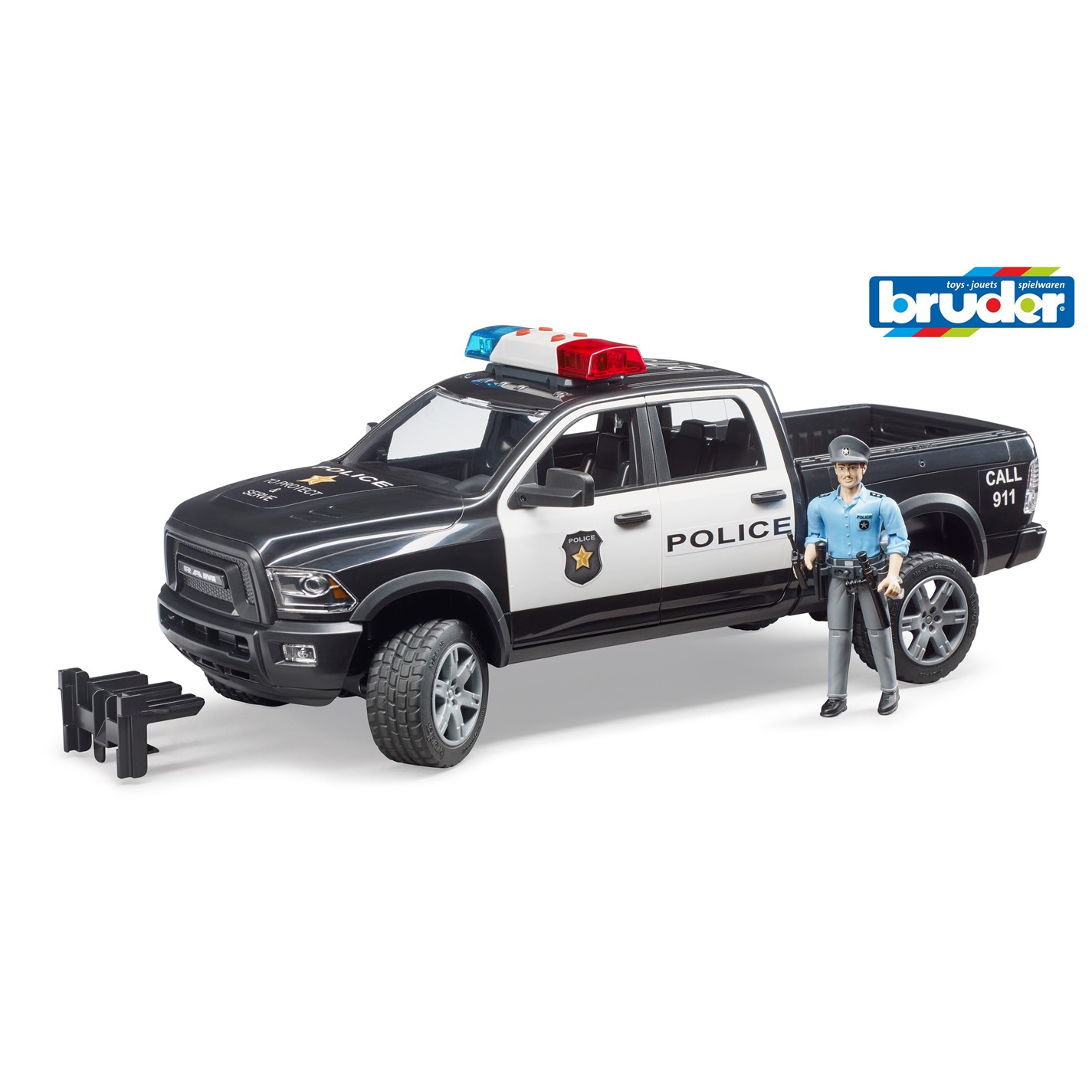 Bruder | Bruder 1:16 RAM 2500 Police truck with policeman a | Multi ...