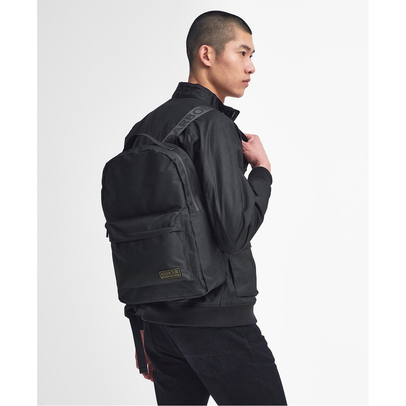 Barbour International | Knockhill Essential Backpack | Black Bk11 ...