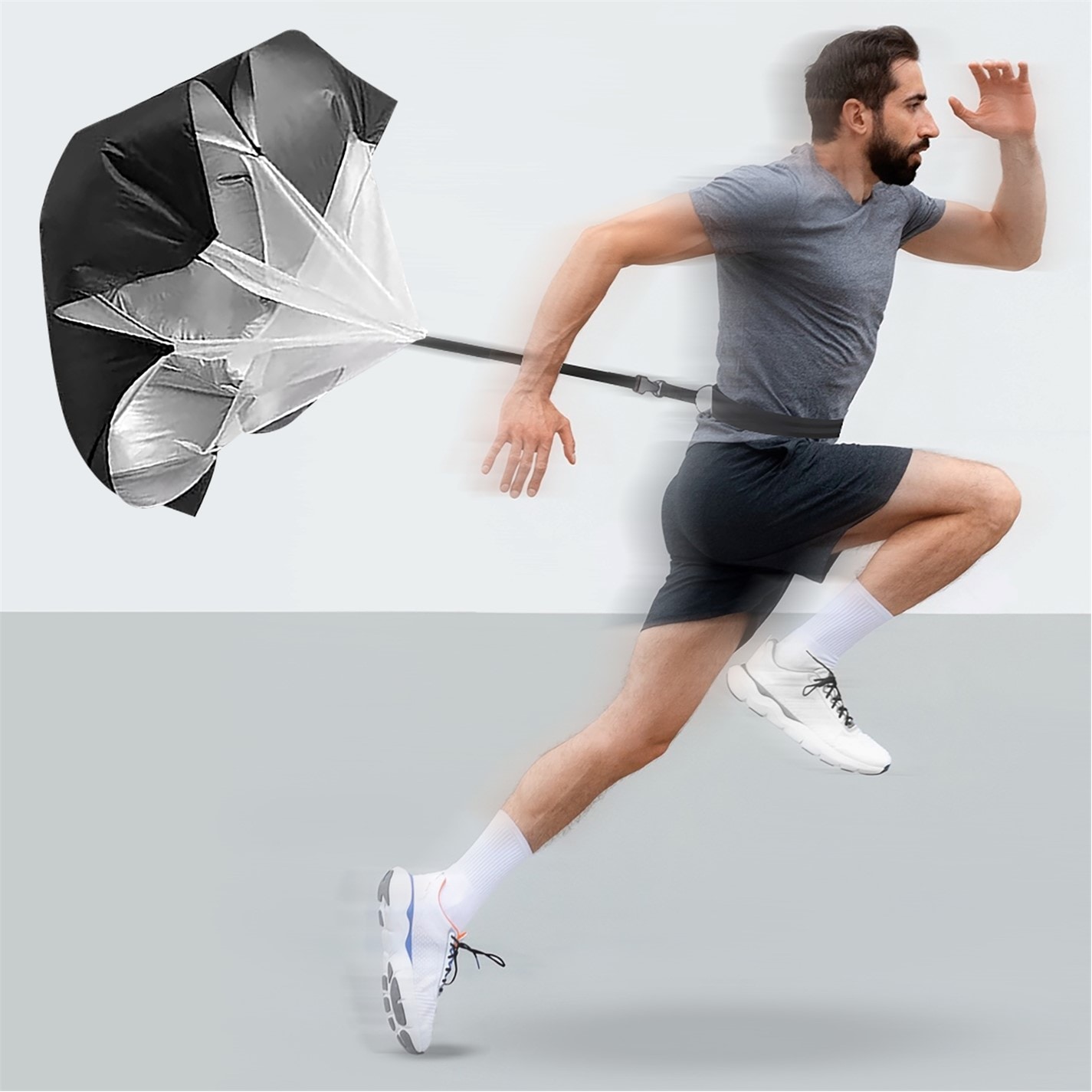 Hy-Pro | Agility Training Set with Parachute | Red/Black | SportsDirect.com