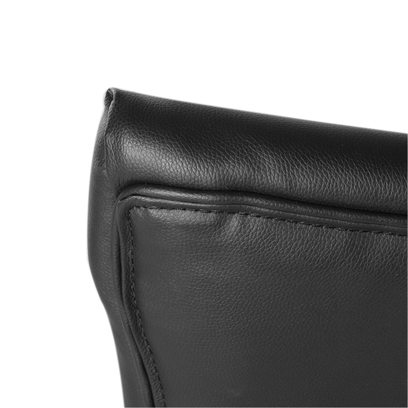 Kabinet UK | Set of 2 High Backrest Leather Dining Chairs | Black ...