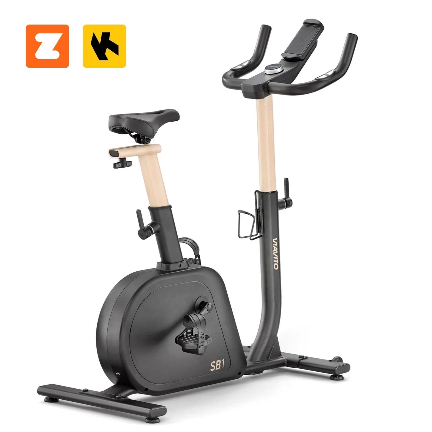 Viavito | SB1 Exercise Bike | Cream | SportsDirect.com