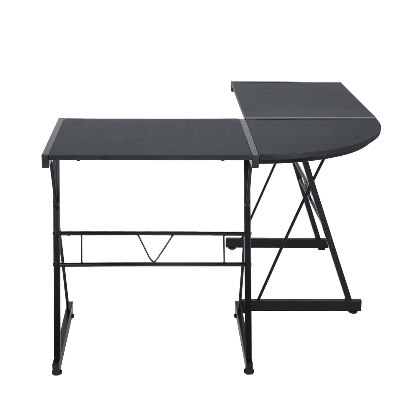FurnitureR | L-Shaped Corner Computer Desk Office Workstation with ...