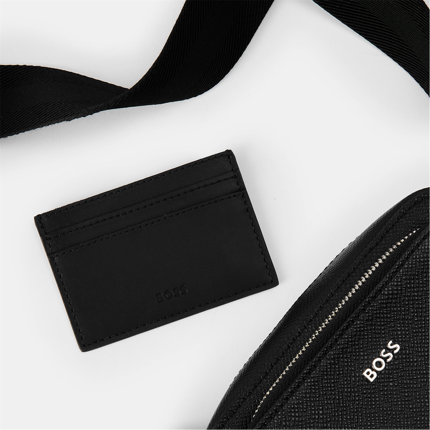 Boss | Men's Moon Ns Zippck Shoulder Bag | Black | SportsDirect.com
