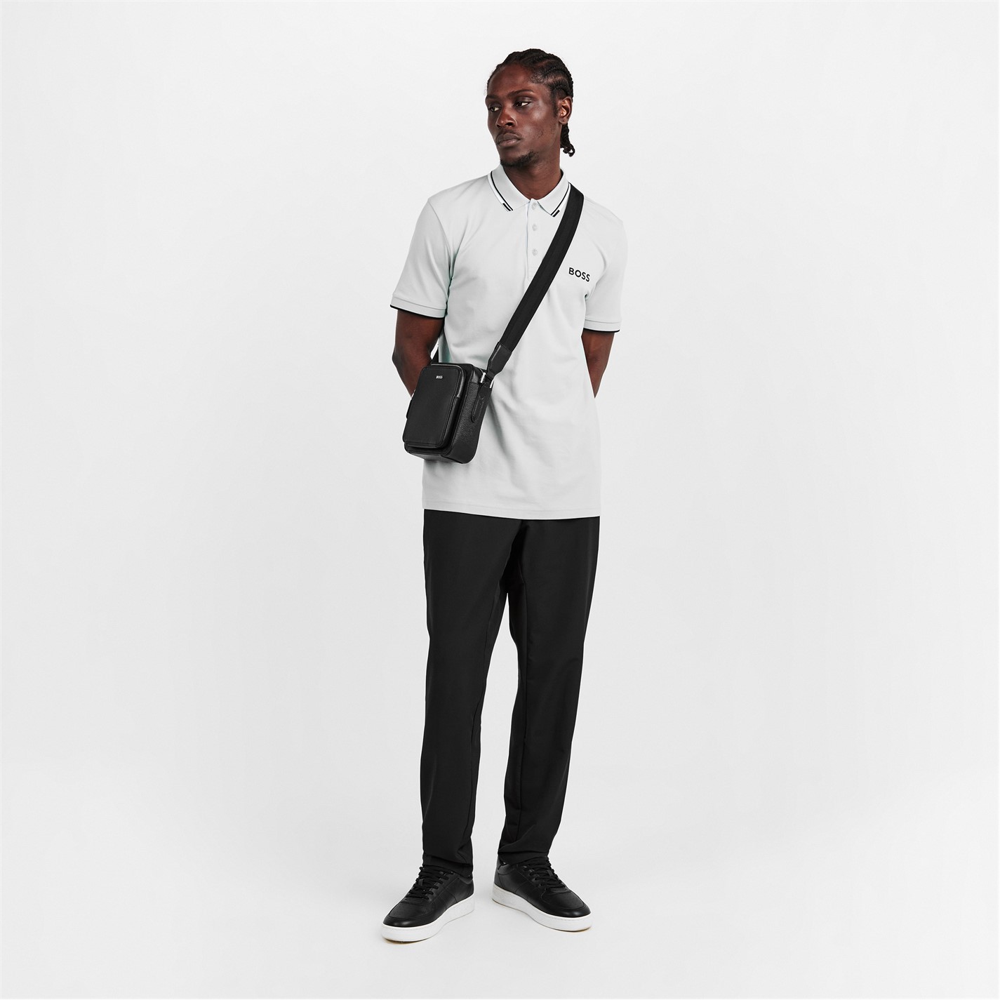 Boss | Men's Moon Ns Zippck Shoulder Bag | Black | SportsDirect.com