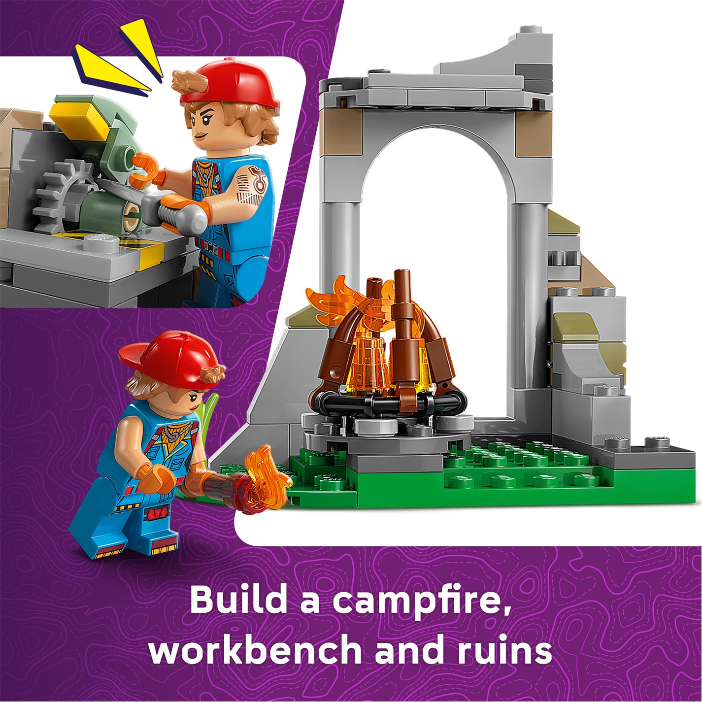 LEGO | LEGO® Fortnite® Peely & Sparkplug’s Camp Video Game Building Set ...