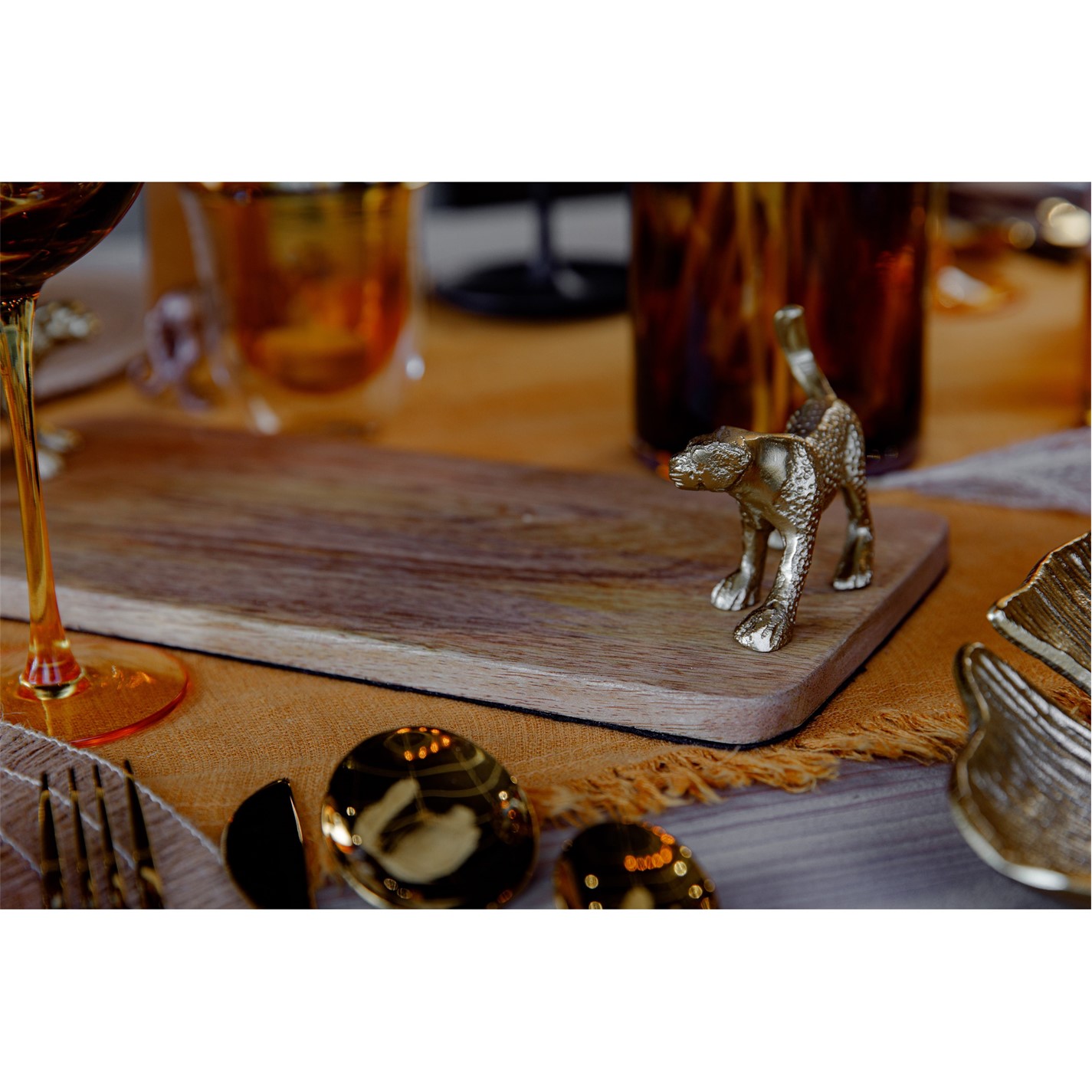 Artesa | Mango Wood Rectangular Serving Platter | Brown | SportsDirect.com