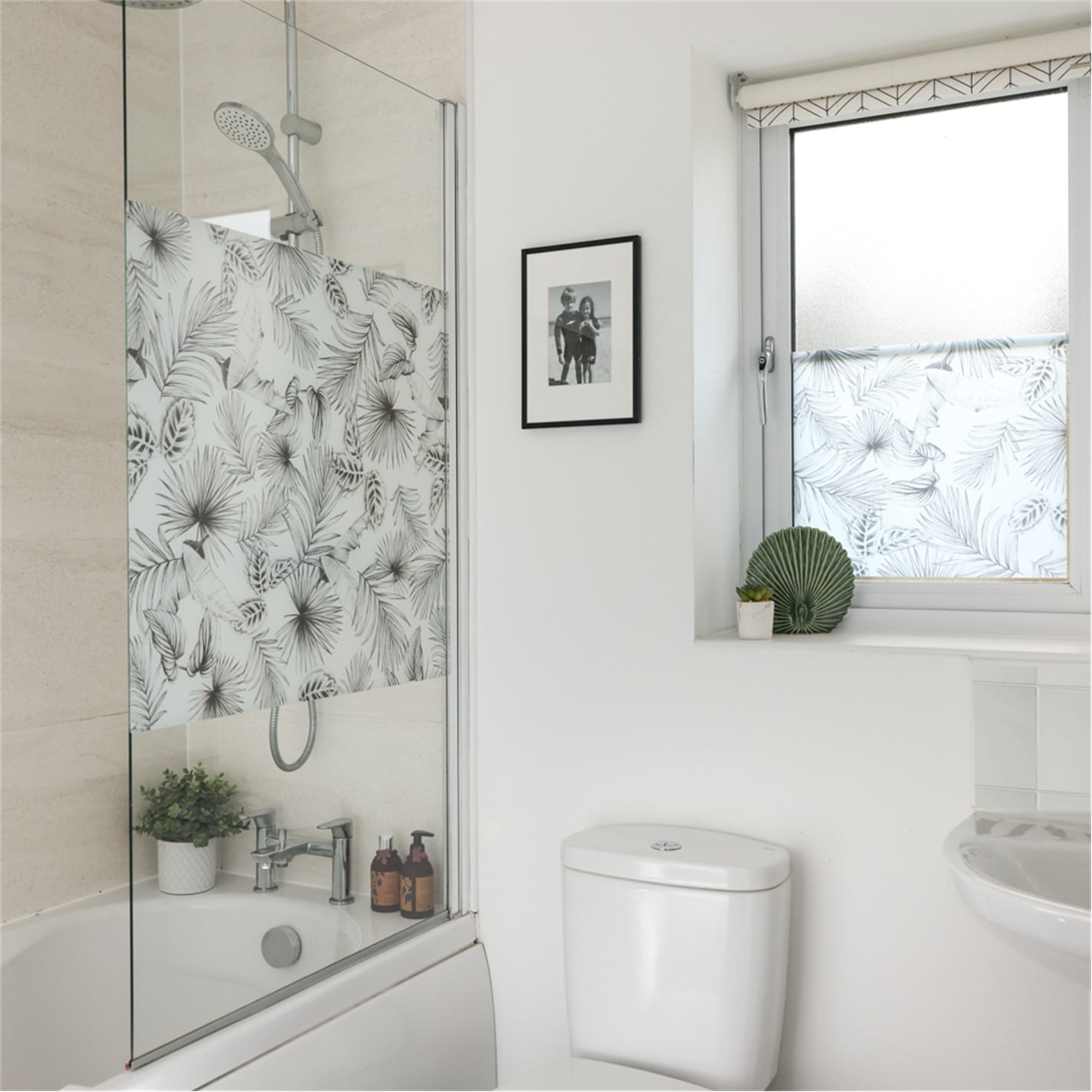 D C Fix | dc fix Botanicals Static Cling Window Film | Frosted/Black ...