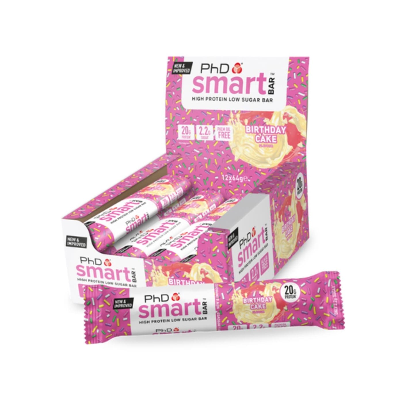 PHD | PHD Smart Protein Bar (12 Bars) | Nutrition Bars | SportsDirect.com