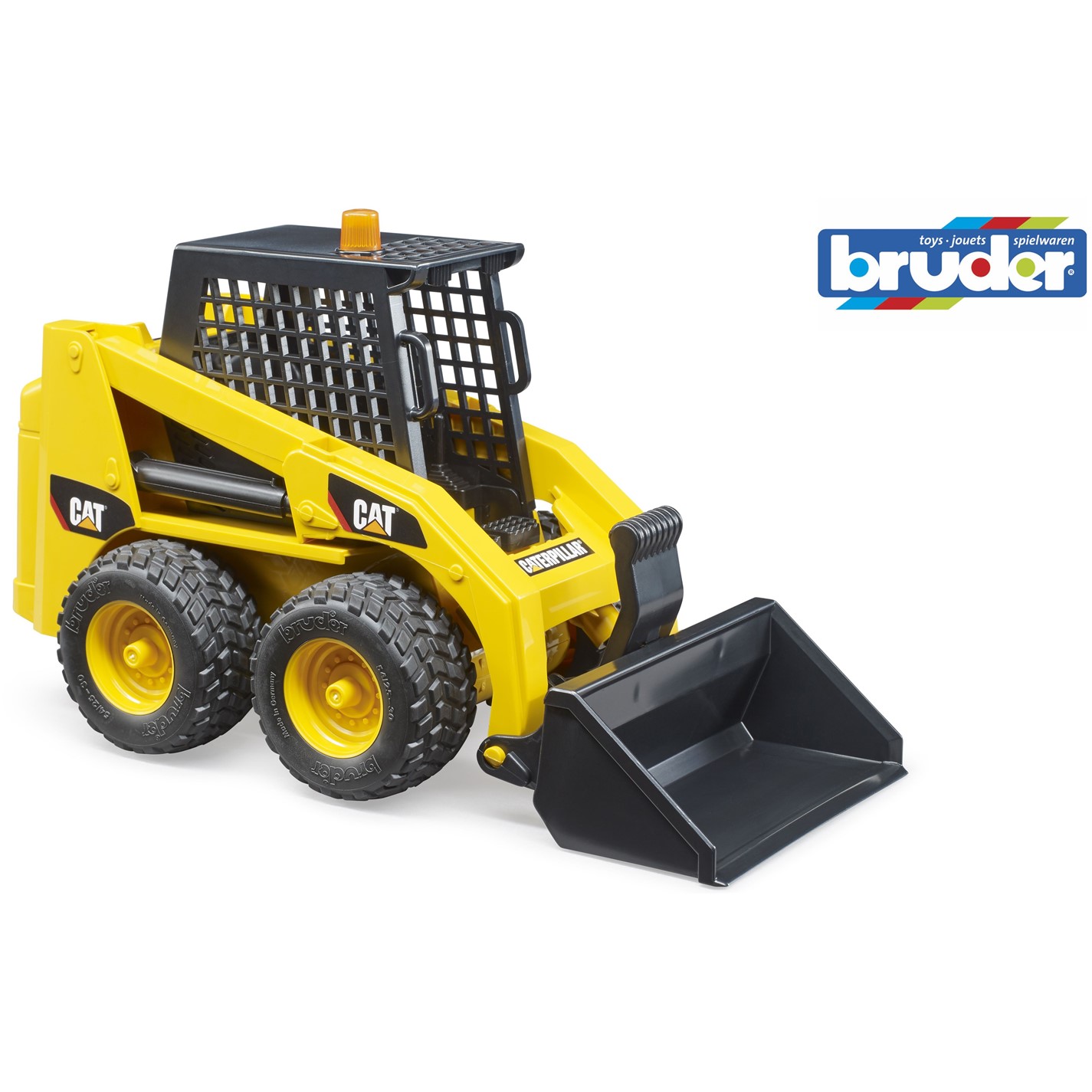 Bruder | Bruder 1:16 Cat Skid steer loader ¿ Compact Loader | Multi ...
