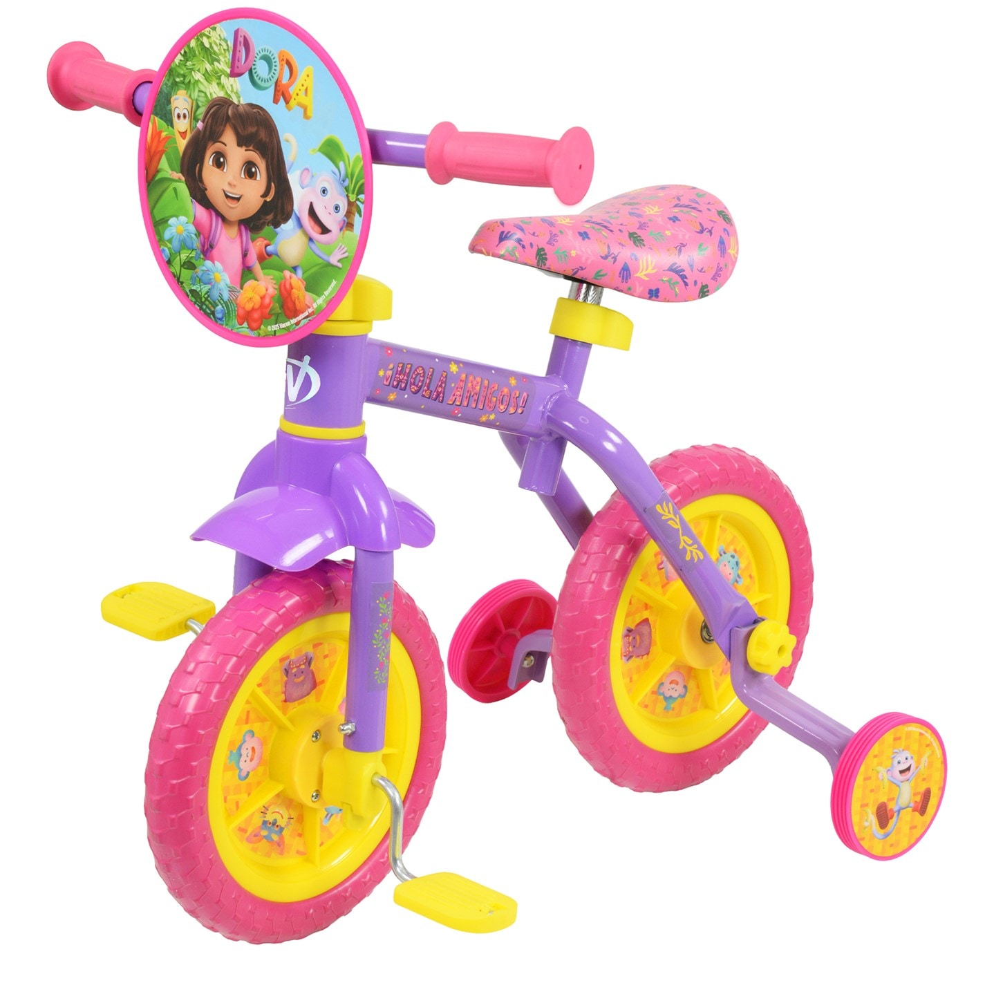 Dora the Explorer | Dora 2in1 10inch Training Bike | Multicoloured ...