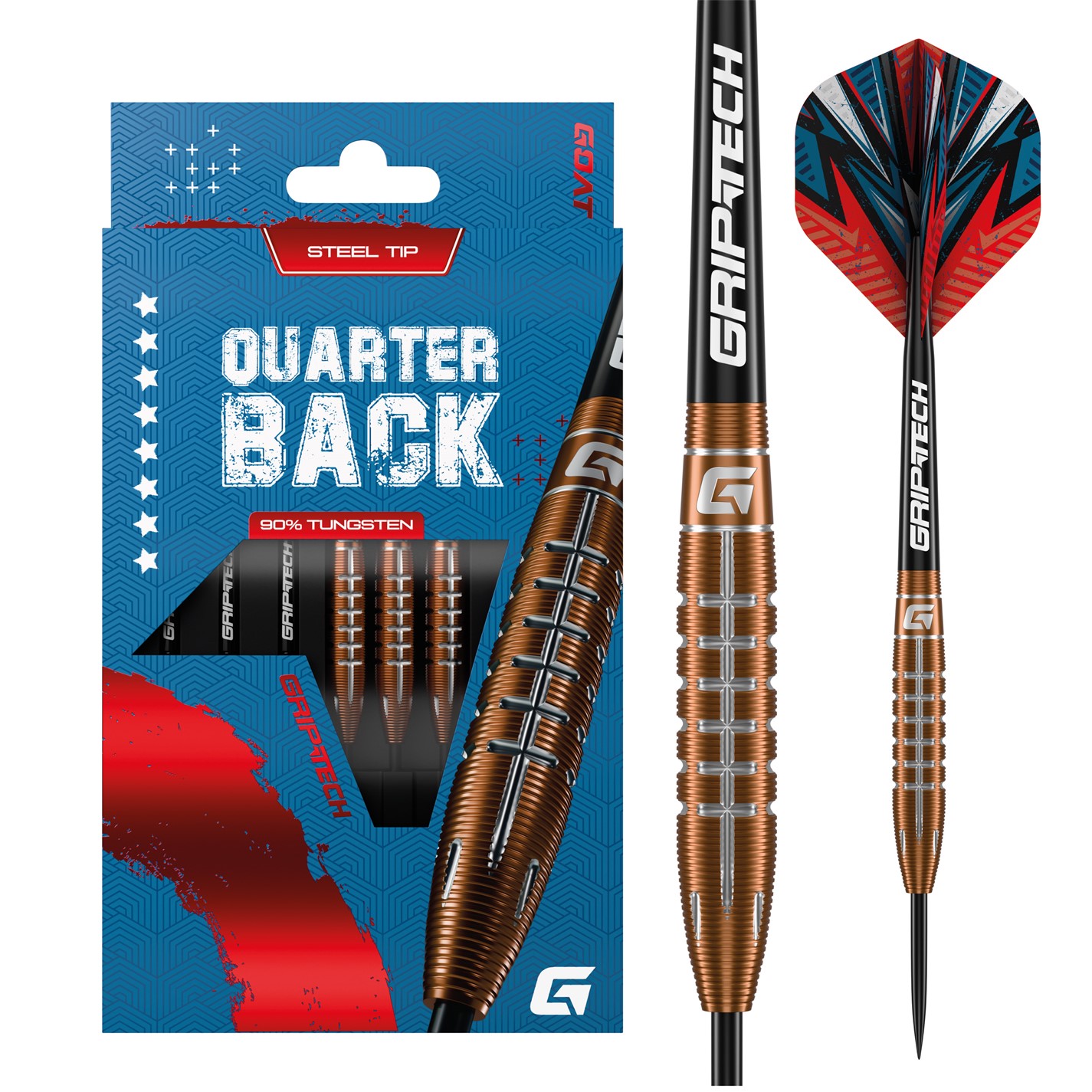 GOAT | GOAT Quarterback V2 Tungsten Steel Tip Darts | Quaterback ...