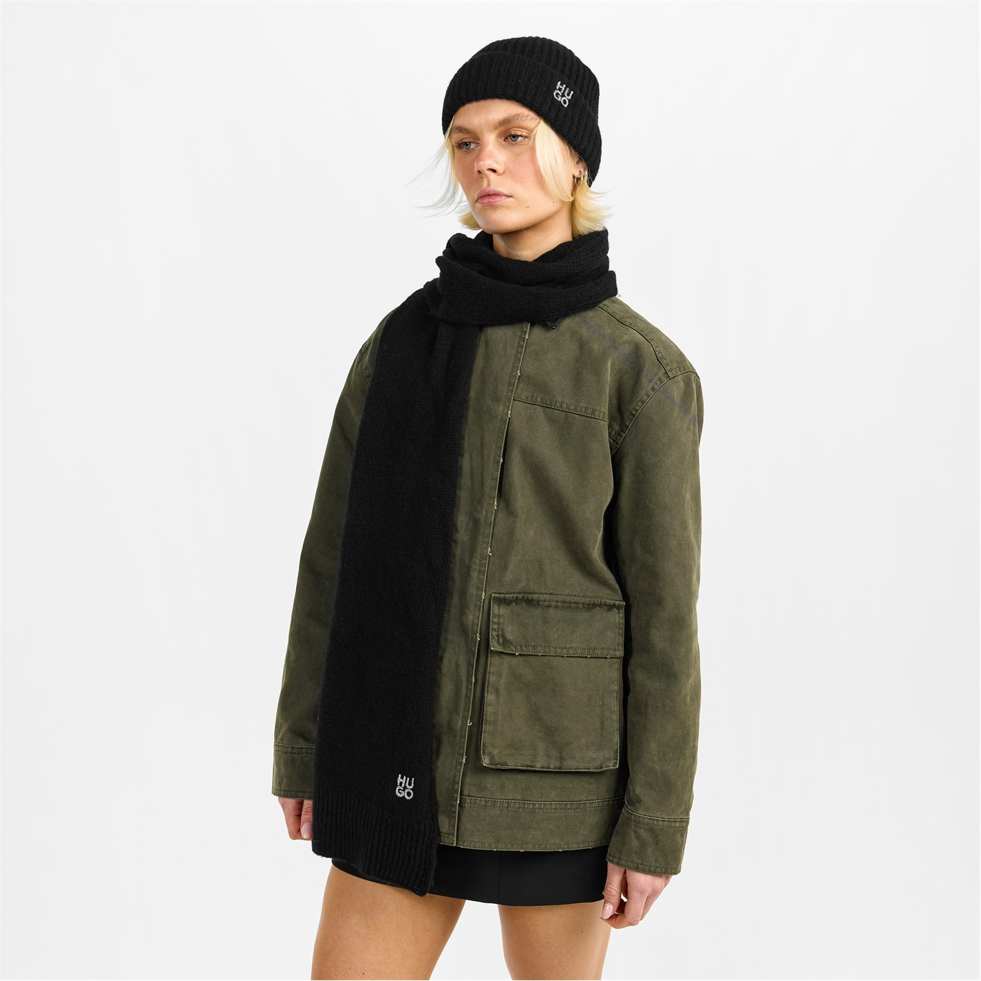 Hugo | Women's Sarmi Red Winter Set | Black 001 | SportsDirect.com