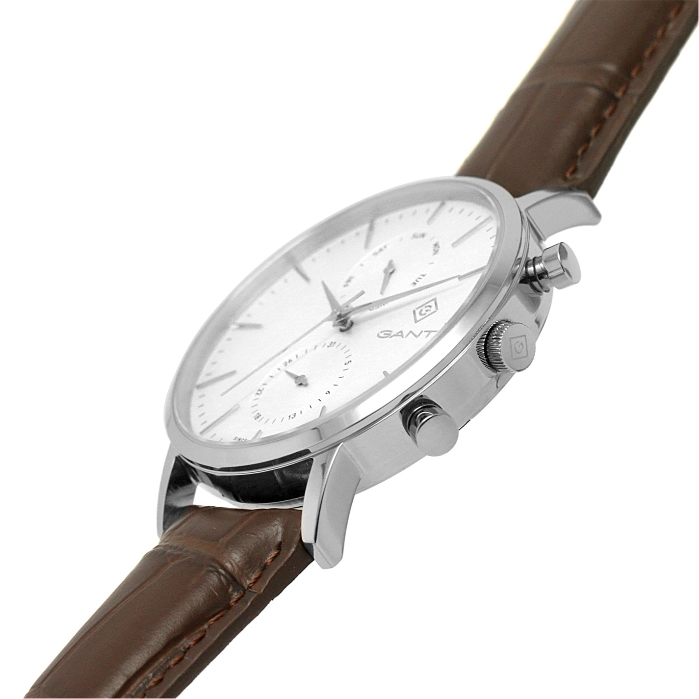 Gant | Stainless Steel Analogue Quartz Watch | Silver/White ...