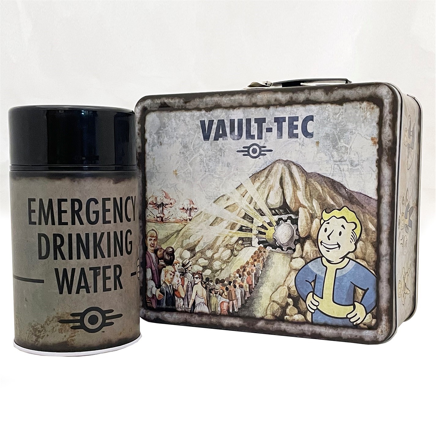 Fallout | Fallout™ Weathered Vault-Tec™ Lunchbox and Flask | Multi ...