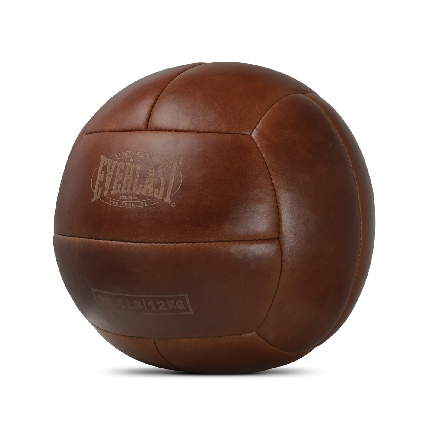 Everlast | Everlast 1910 Pro Leather Medicine Ball | Medicine Balls ...