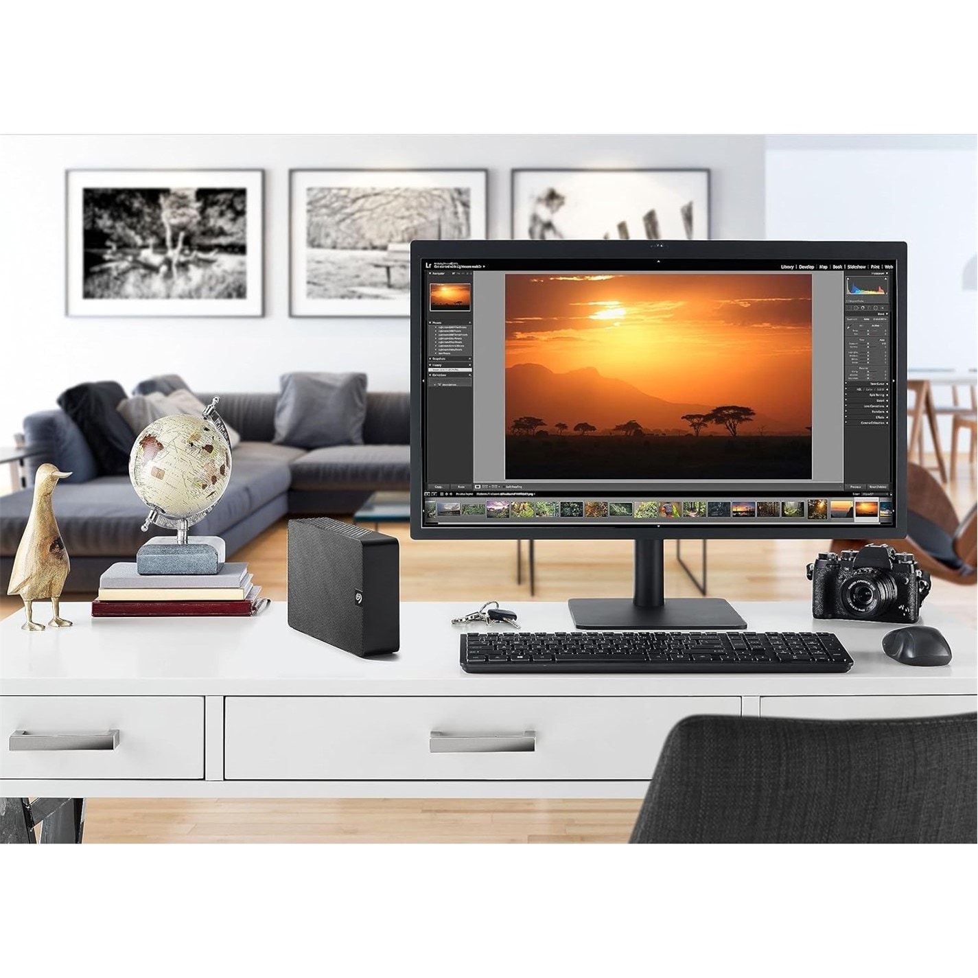Seagate | Expansion 4TB USB-A Desktop External Hard Drive | Black ...