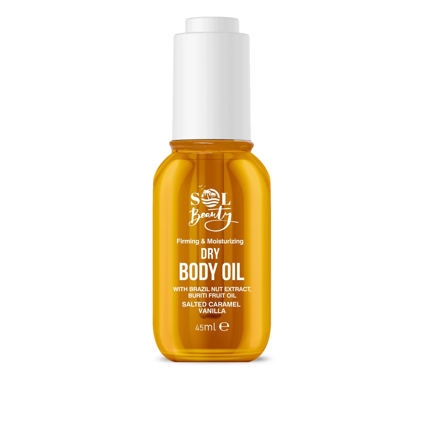 Sol Beauty | 45ml Body Oil in Coconut Fragrance | Salted Caramel ...