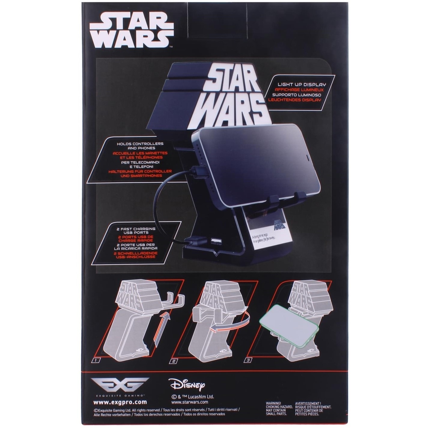 Cable Guys | Star Wars Phone & Device Light Up Charge Stand | Multi ...