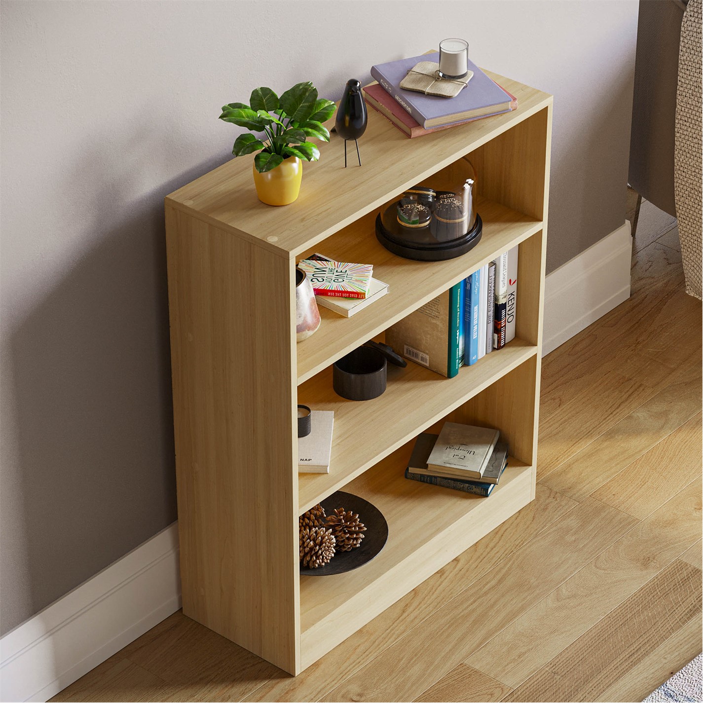 Lassic | Vida Designs Cambridge 3 Tier Low Bookcase | Bookcases ...