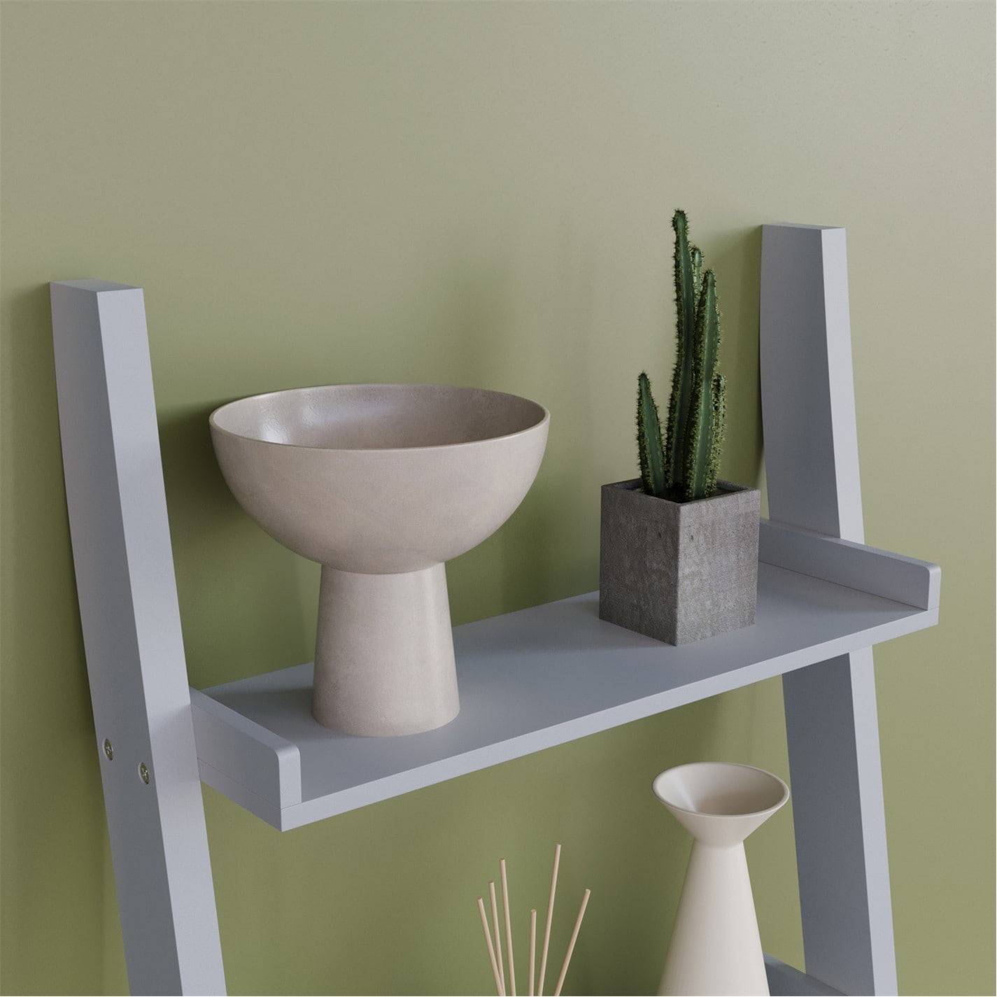 Lassic | Vida Designs York 4 Tier Ladder Bookcase | Bookcases ...