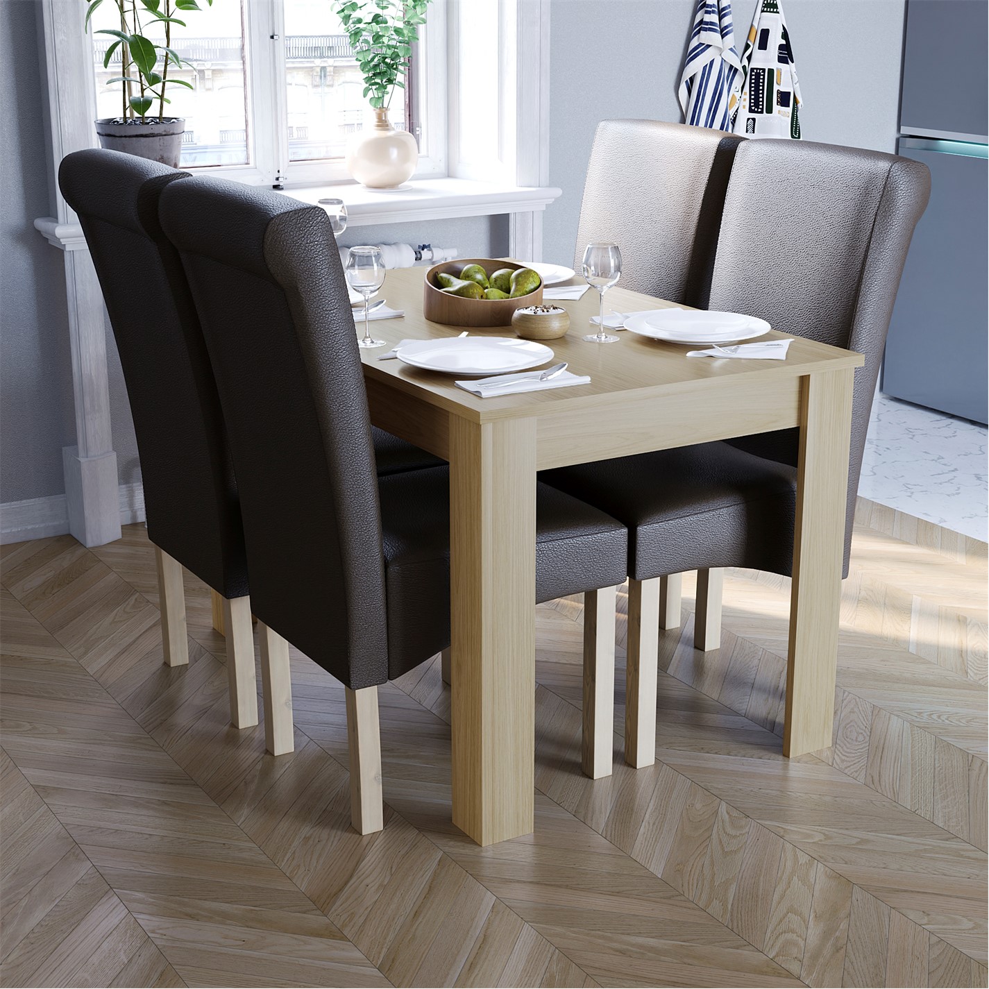 Lassic | Vida Designs Medina 4 Seater Dining Table | Dining Tables ...