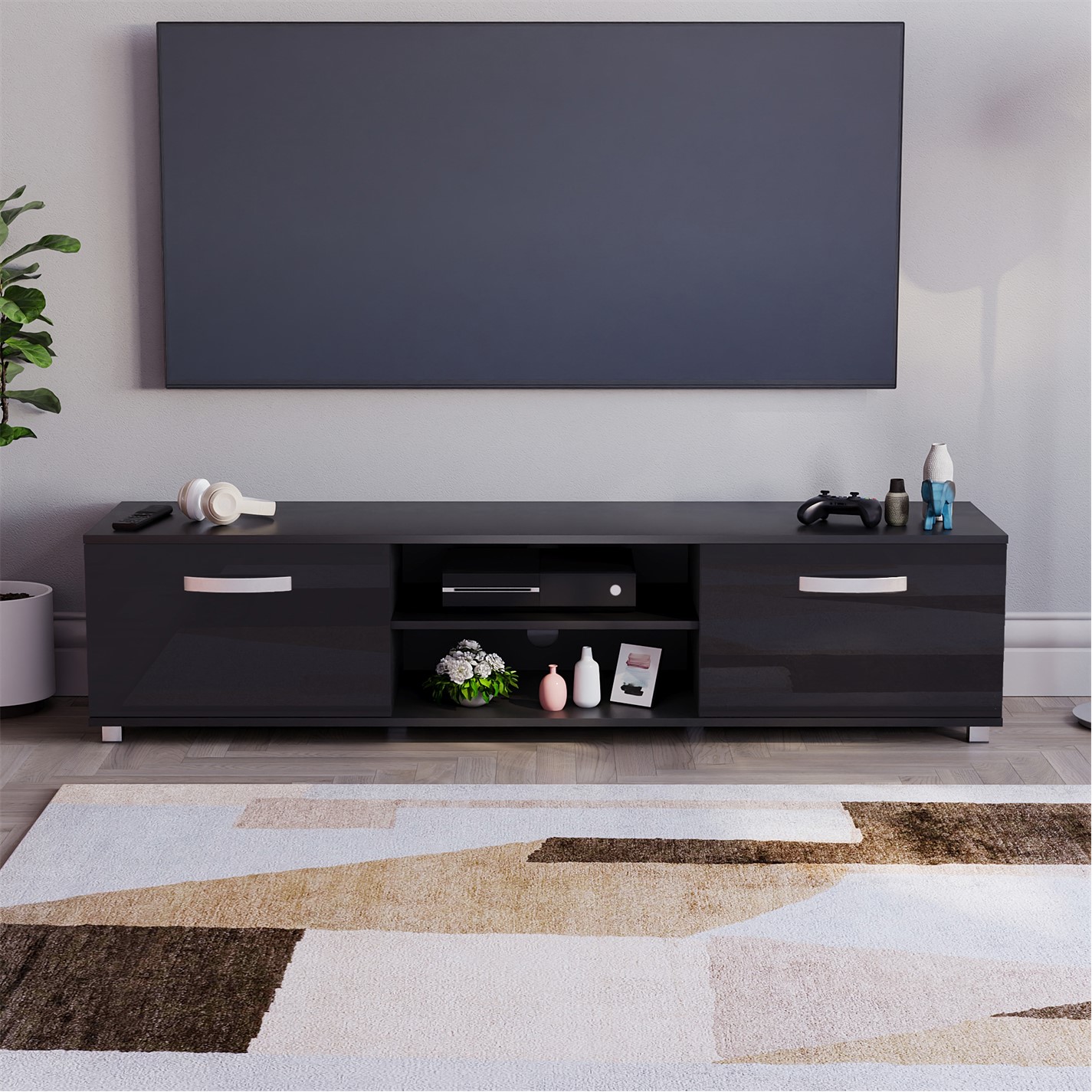 Lassic | Vida Designs Cosmo 2 Door TV Unit, 160cm | TV Stands ...