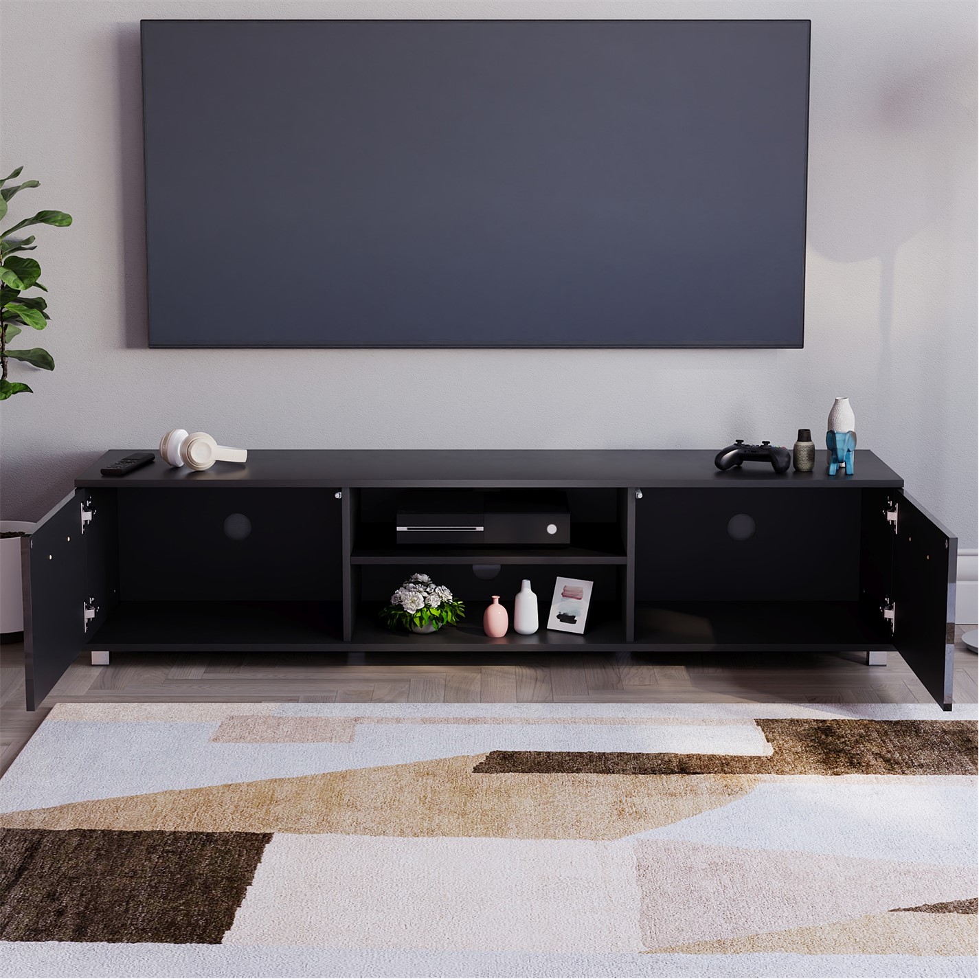 Lassic | Vida Designs Cosmo 2 Door TV Unit, 160cm | TV Cabinets ...