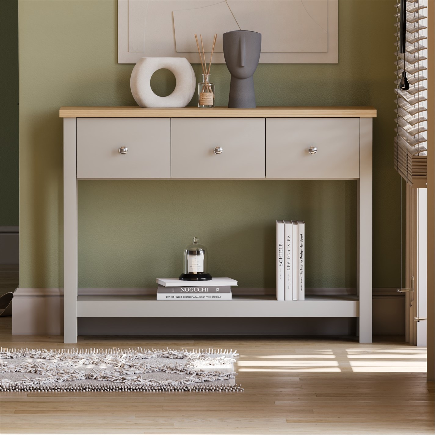 Lassic | Vida Designs Arlington 3 Drawer Console Table | Console Tables ...