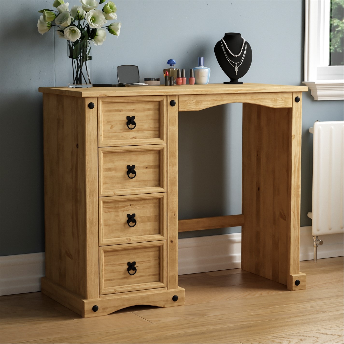 Lassic | Vida Designs Corona Dressing Table | Pine | SportsDirect.com
