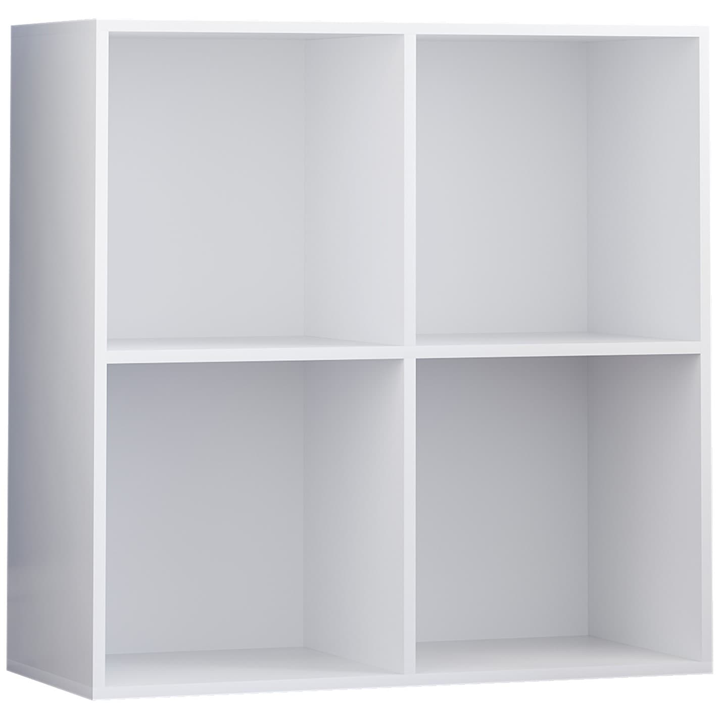 Lassic | 2x2 Cube Storage Unit (W) + Set of 2 Storage Cubes | Hard ...