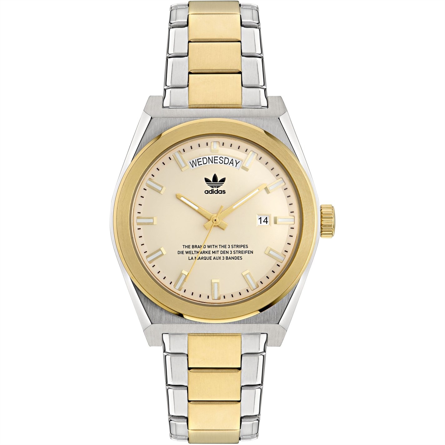 adidas Originals | Five Stainless Steel Fashion Analogue Quartz Watch ...