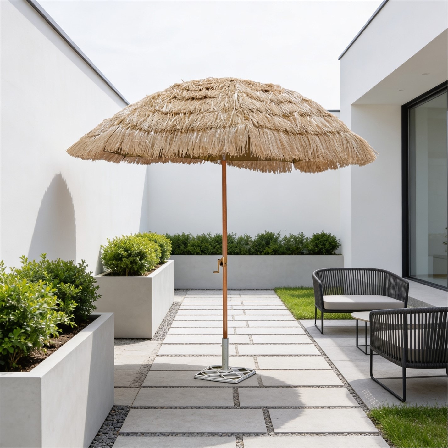 Streetwize | Straw Beach Umbrella | Brown | SportsDirect.com