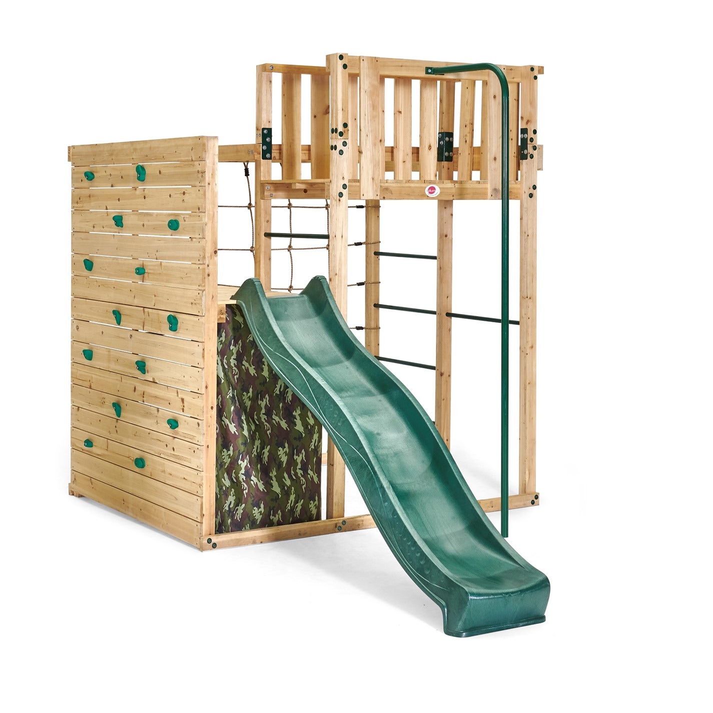 Plum Play | Plum Wooden Climbing Cube XL | Natural | SportsDirect.com